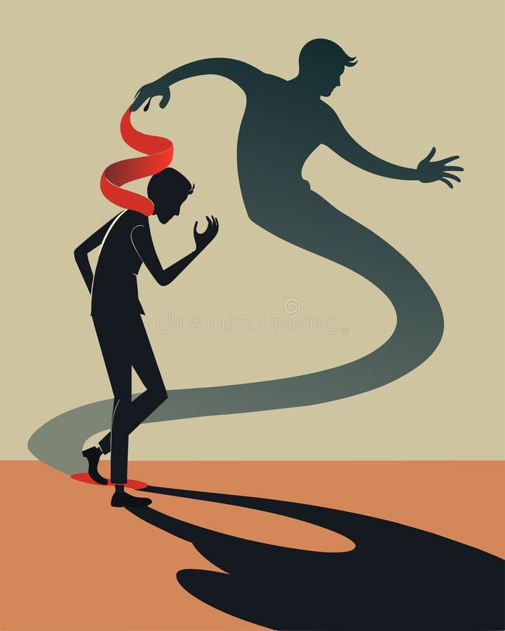 The Persons Shadow Seemed To Have a Mind of Its Own Twisting and ...