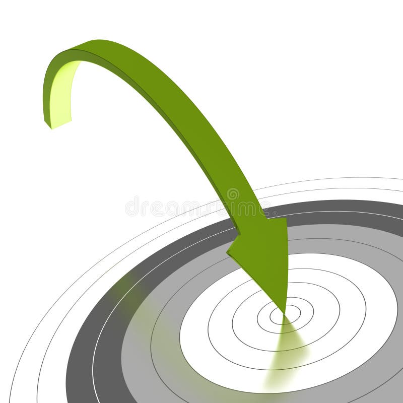 Persoonlijke doelstelling stock illustratie. Illustration of klap ...