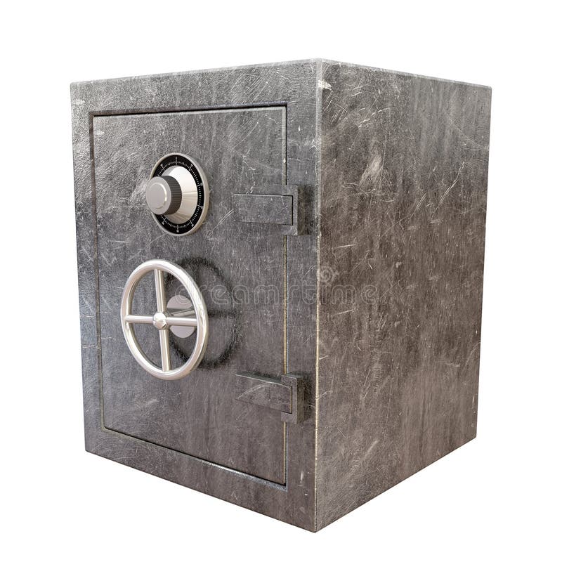 Cofre forte do metal foto de stock. Imagem de seguro - 31592276