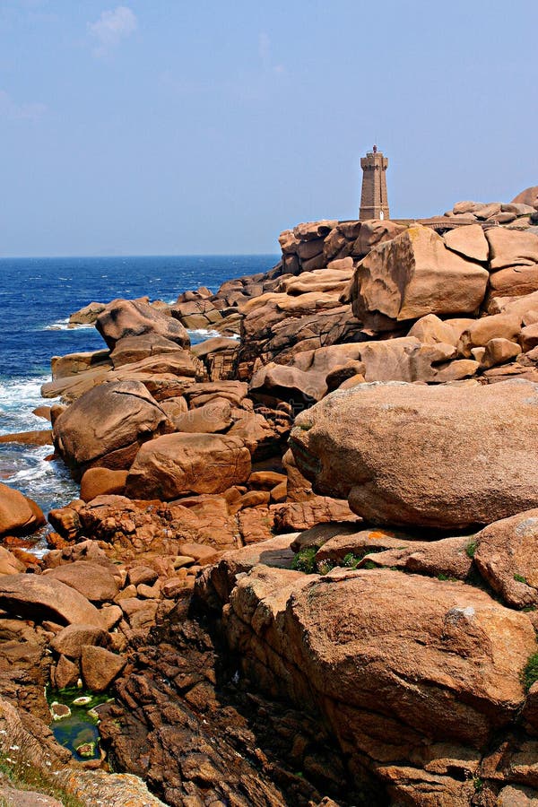 Perspectiva Rocosa De La Costa Imagen de archivo - Imagen de granito ...