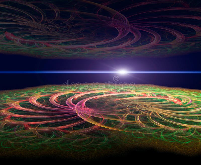 Perspective Abstract Background Stock Illustration - Illustration of ...