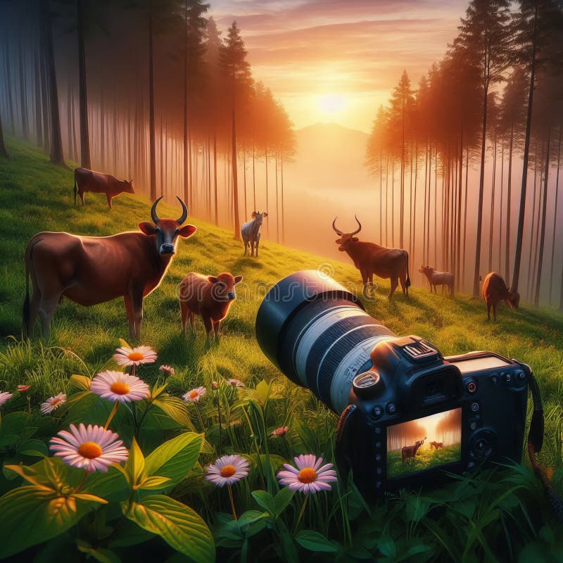 Perspective Angle Photograph or Render the Animal from Different Stock ...