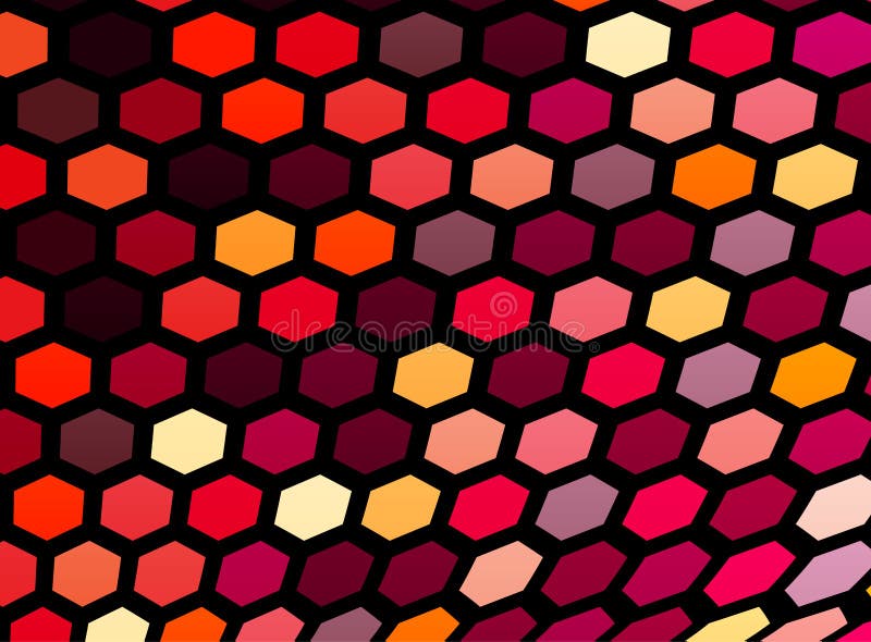 Perspective Arrangements of Lighted Hexagonal Dots during Event ...