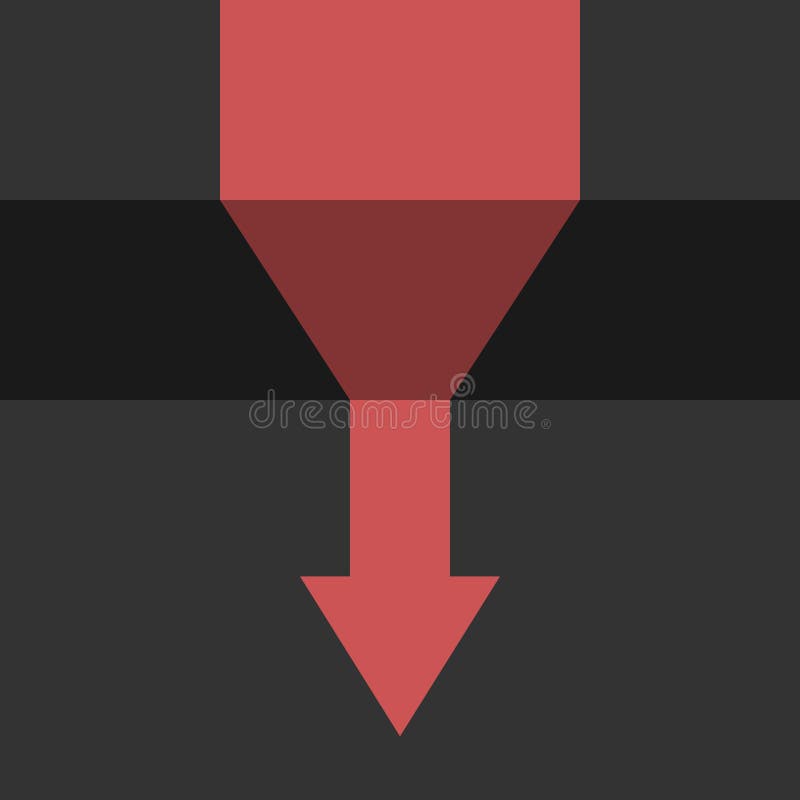 Perspective Arrow Infographic Template Stock Vector - Illustration of ...