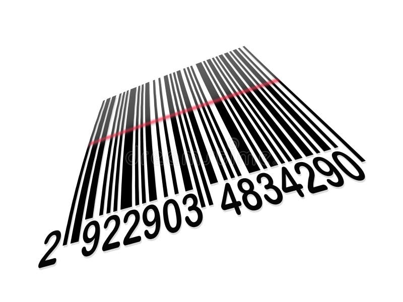 Barcode Airplane Image Vector Illustration Stock Vector - Illustration ...