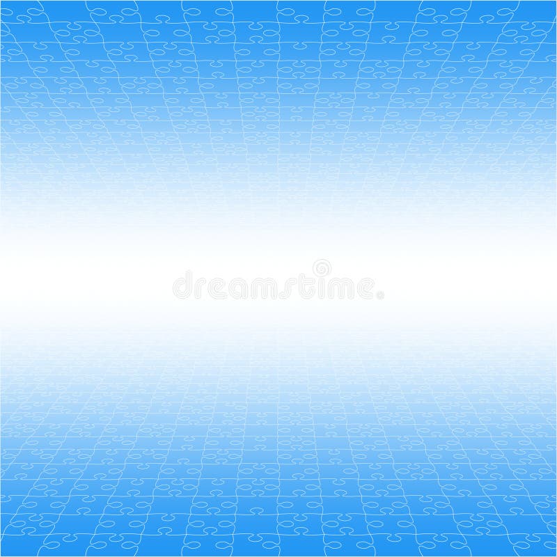 Perspective Blue Puzzles Pieces - Vector Jigsaw Stock Vector ...