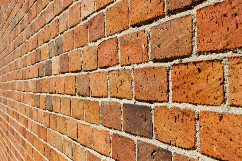 Perspective of a Brick Wall Stock Photo - Image of antique, brickwork ...