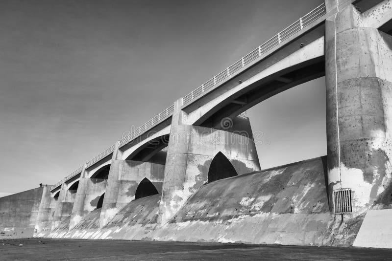 The Bridge Perspective stock photo. Image of blue, structure - 104706668
