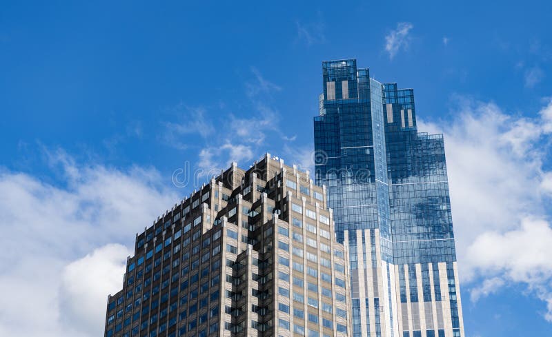 Perspective City Skyscraper. Modern Skyscraper Building. Architectural ...