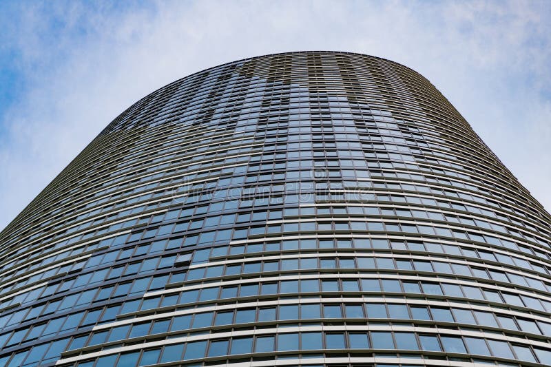 Perspective City Skyscraper. Modern Skyscraper Building. Architectural ...