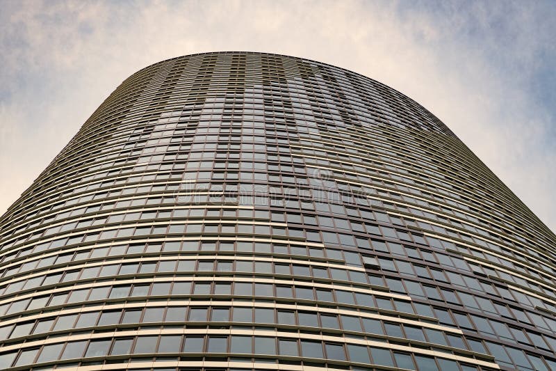 Perspective City Skyscraper. Modern Skyscraper Building. Architectural ...