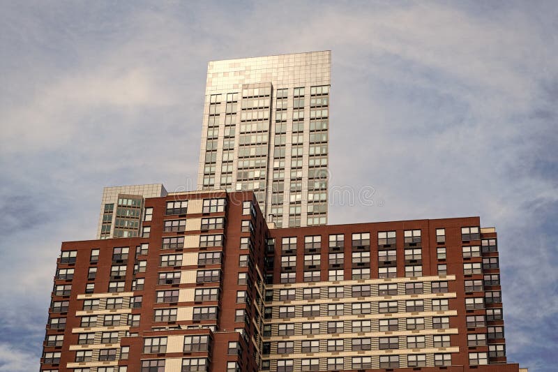 Perspective City Skyscraper. Modern Skyscraper Building. Architectural ...