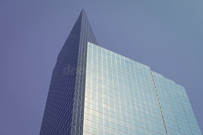 Perspective City Skyscraper. Modern Skyscraper Building. Architectural ...