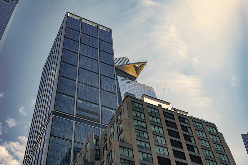 Perspective City Skyscraper. Modern Skyscraper Building. Office ...