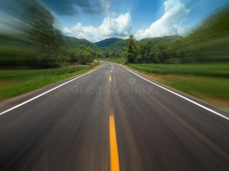 Perspective country Road stock image. Image of transportation - 15652547