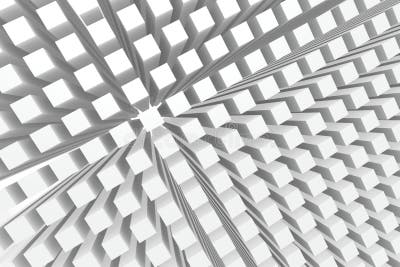 Perspective Cubes Background Stock Illustration - Illustration of ...