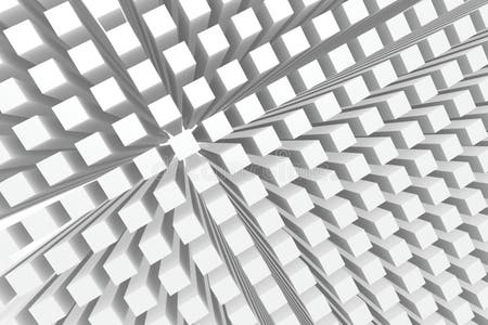 Perspective Cubes Background Stock Illustration - Illustration of ...