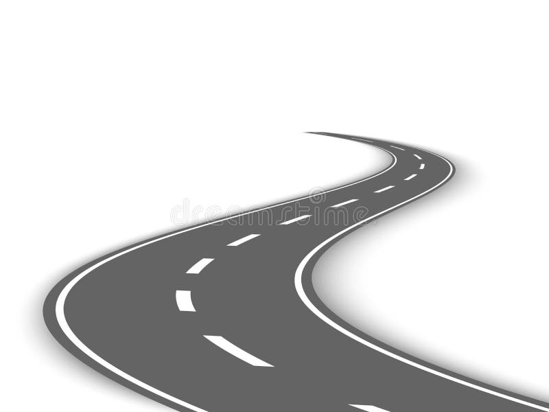 Curved Road Stock Illustrations – 3,866 Curved Road Stock Illustrations ...