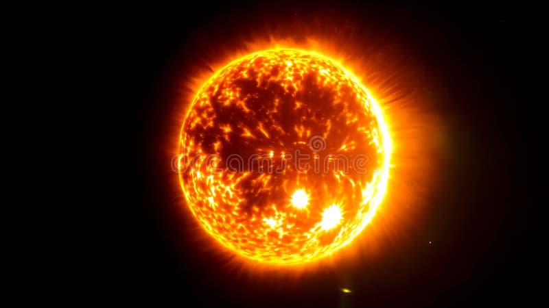 From the Perspective of Deep Space, the Sun Blazes with Brilliant Light ...