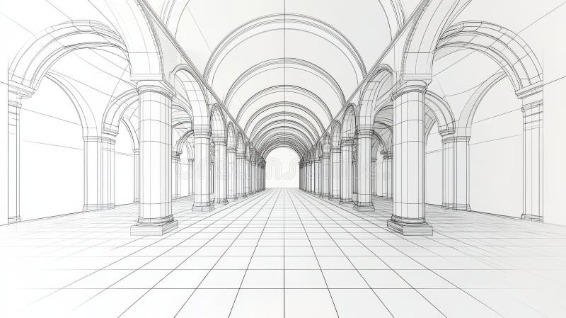 Perspective Depth Techniques are Showcased in an Illustration of a ...