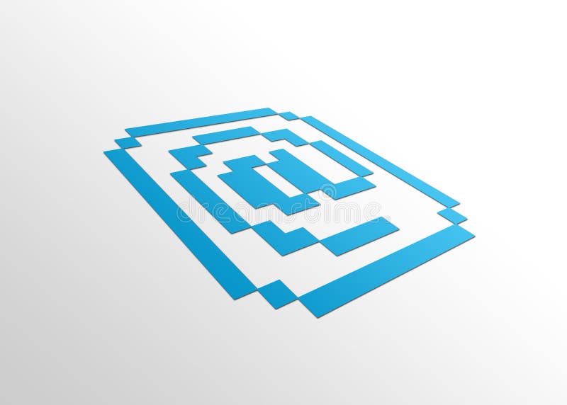 Perspective Email Sign stock illustration. Illustration of connect ...