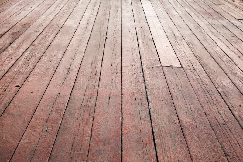 Perspective En Bois Rouge De Plancher. Texture De Fond Image stock ...