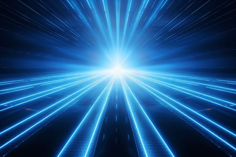 Perspective Grid Radial Lighting Effect Line Up and Down, Generated AI ...