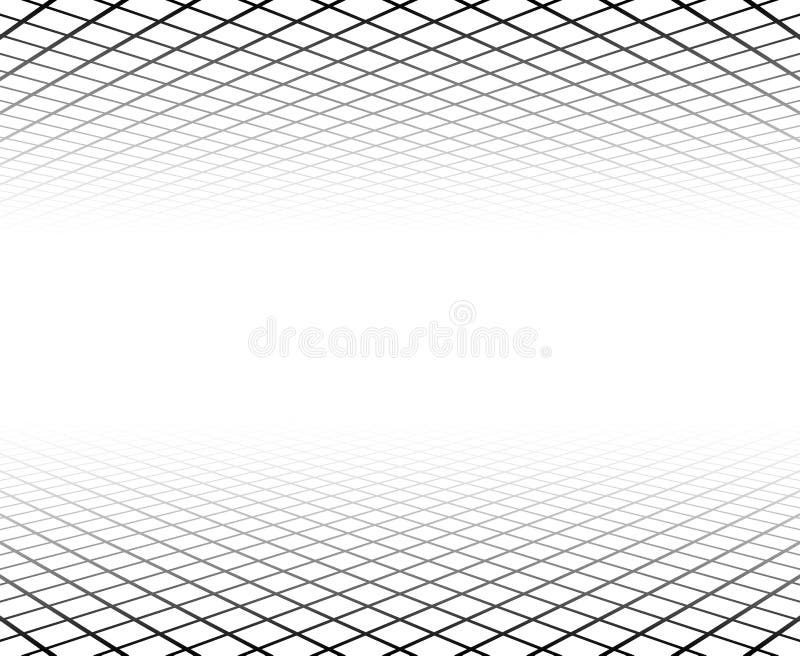 Perspective grid surface. stock vector. Illustration of design - 89608127