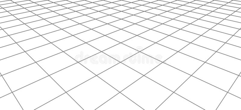 Perspective Grid Template. Line Pattern Ground Background Stock ...