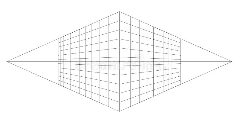 Perspective grid vector stock vector. Illustration of design - 135909307