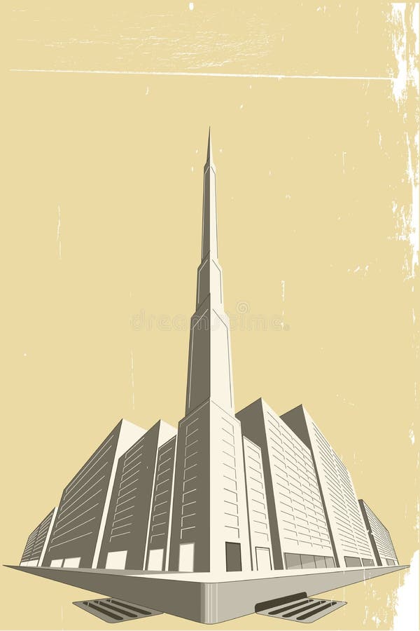 3 Point Perspective stock illustration. Illustration of tall - 49912818