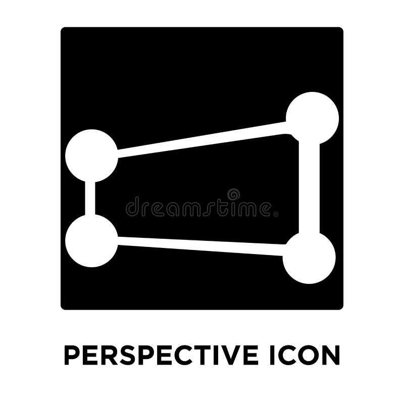 Perspective Icon on White Background. Simple Element Illustration from ...