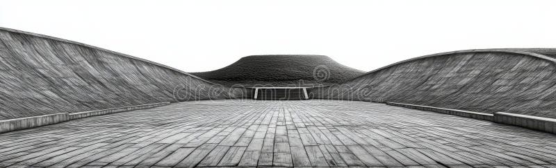 Perspective Illustration of Flooring Tiles in a Hexagon Pattern with an ...