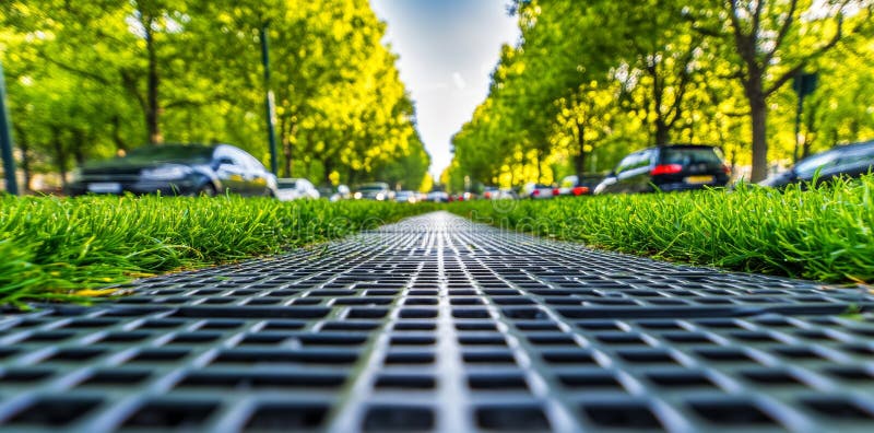 Perspective Image of a Road in Melbourne, Australia, Featuring a ...
