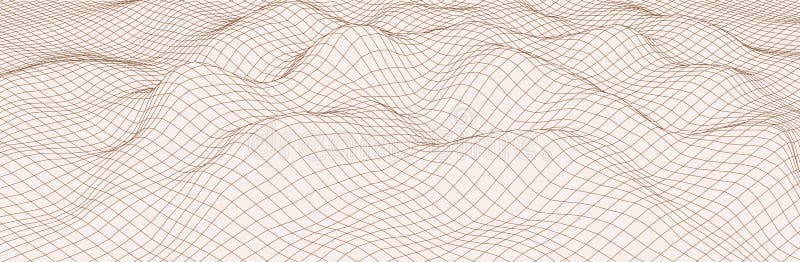 Perspective Mesh Background. Simple Lines on a White Background Stock ...