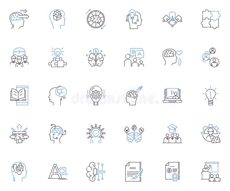 Perspective Line Icons Collection. Angle, View, Outlook, Perception ...