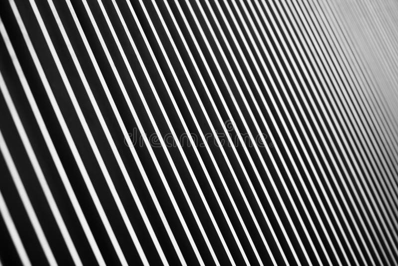 The Perspective of Parallel Black and White Lines Stock Illustration ...