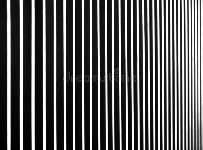 The Perspective of Parallel Black and White Lines. Stock Image - Image ...