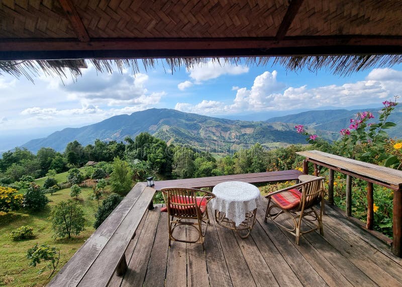 The Perspective of Rattan Chair and Table Set for a Relaxing Corner ...