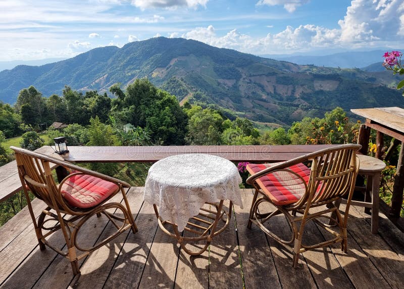 The Perspective of Rattan Chair and Table Set for a Relaxing Corner ...