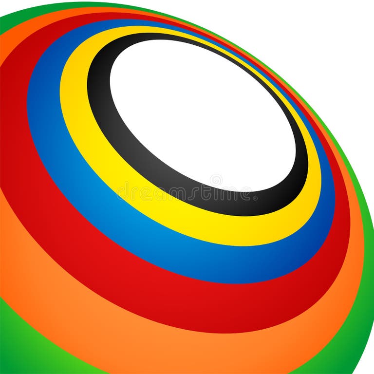 Perspective retro rounds stock vector. Illustration of corporate - 8618944