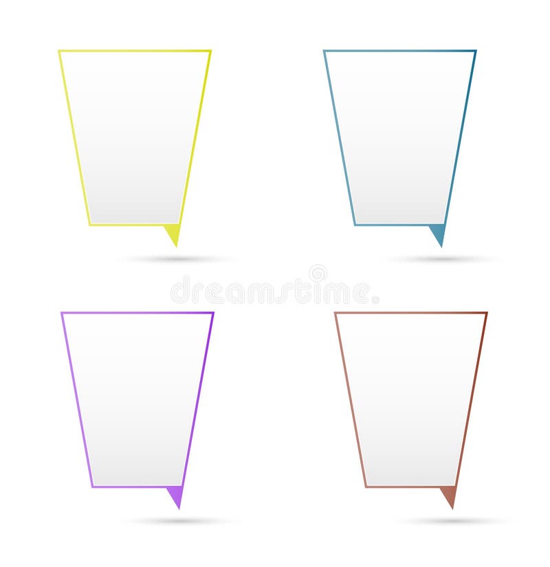 Perspective shaped tags stock vector. Illustration of eshop - 29011821