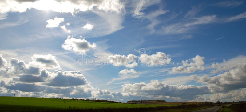 Wide Open Sky stock image. Image of idyllic, climate, landscape - 760893