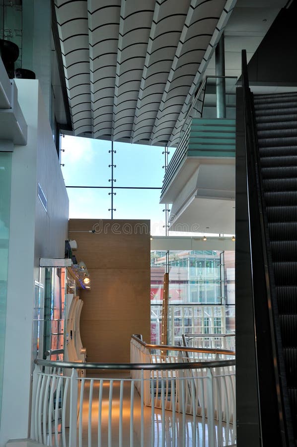 Perspective and Space of Building Interior Stock Photo - Image of stair ...