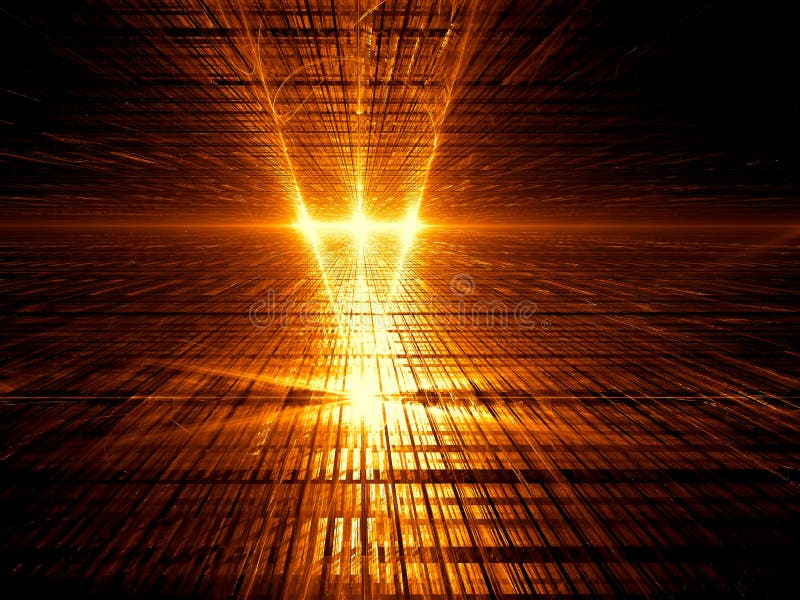 Perspective Technology Background - Abstract Digitallu Generated Stock ...