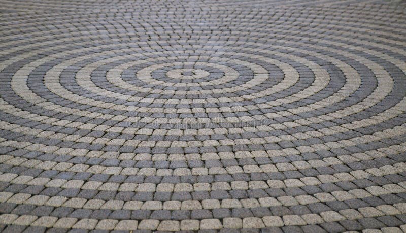 Perspective Tiled Pavement stock image. Image of mosaic - 85117155