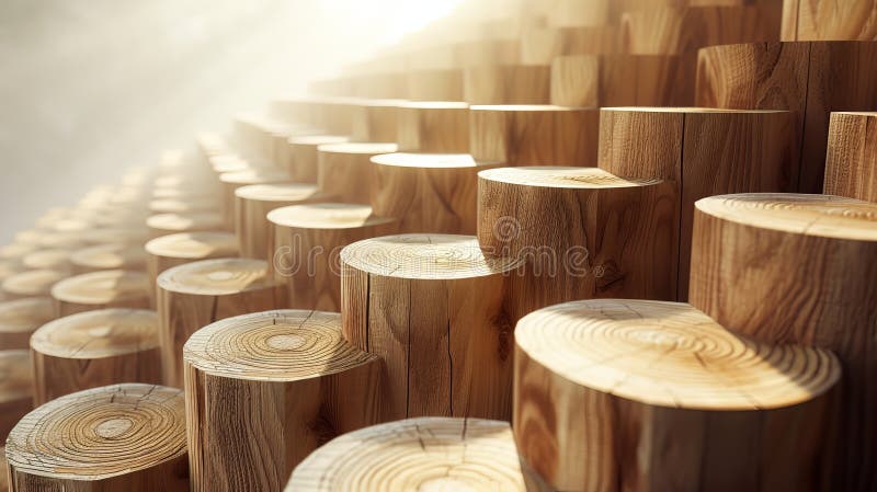 Perspective Timber Logs Sunbeams Stock Photos - Free & Royalty-Free ...