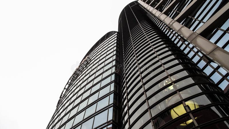 Perspective View from Below at Building Stock Image - Image of ...