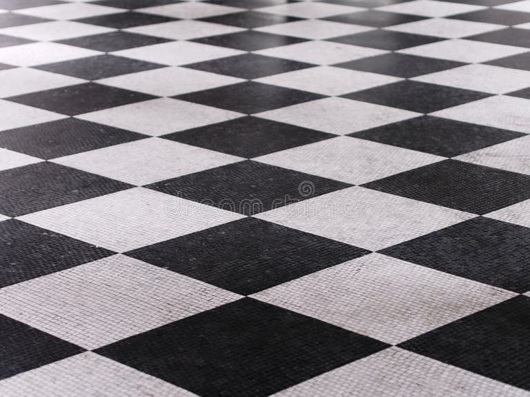 594 Black White Checker Floor Tile Pattern Stock Photos - Free ...