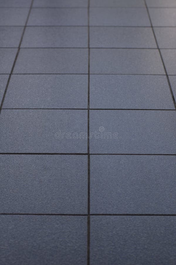 Perspective View of Blue Paving Concrete for Road Design and ...